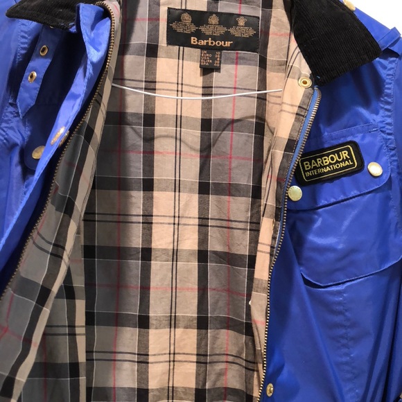 Barbour | Jackets & Coats | Belted Royal Blue Barbour Womens Jacket ...